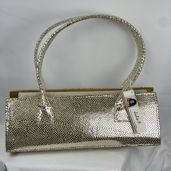 Julie Feldman | Bags | New Julie Feldman Purse Metallic Snake Skin ...